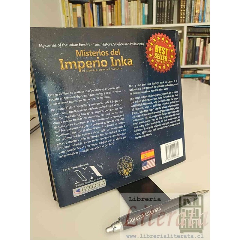 Misterios del Imperio Inka Carlos Mendivil Colpaerth Edición bilingüe inglés español ...