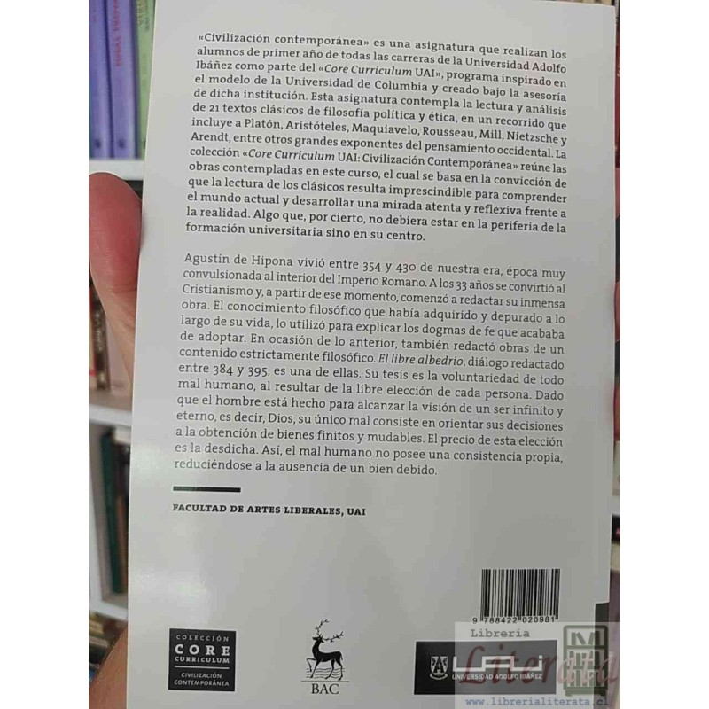 El libre albedrío Agustín de Hipona Biblioteca de Autores Cristianos BAC Universidad Adolfo ...