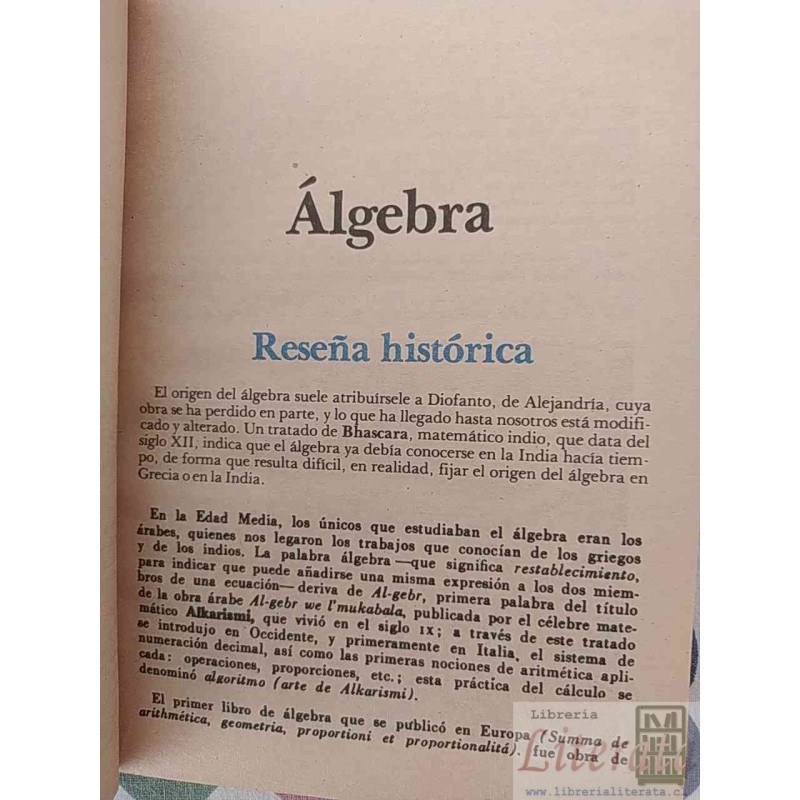 Matemáticas Algebra Larousse Biblioteca tematica educacional ...