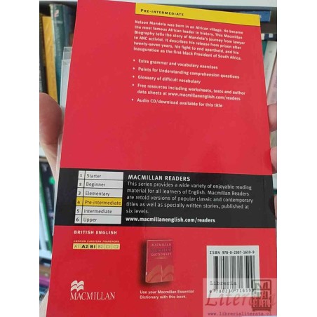 Nelson Mandela Carl W Hart Macmillan biographies extra exercises and audio CD