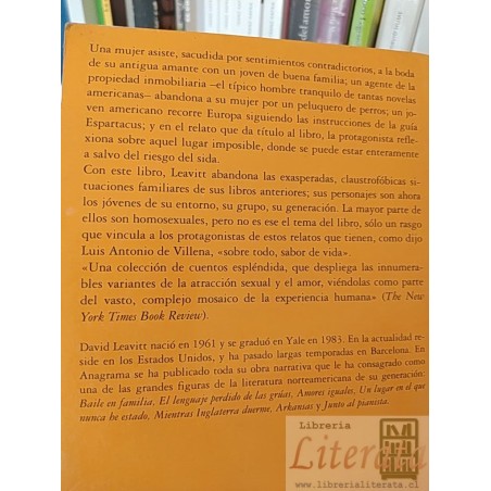 Un lugar en el que nunca he estado David Leavitt Compactos Anagrama 245 ...