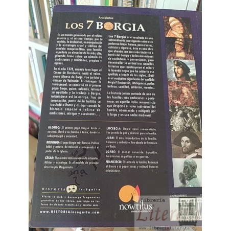 Los 7 Borgia Una Historia de Ambición, Refinamiento y Perversidad Ana ...