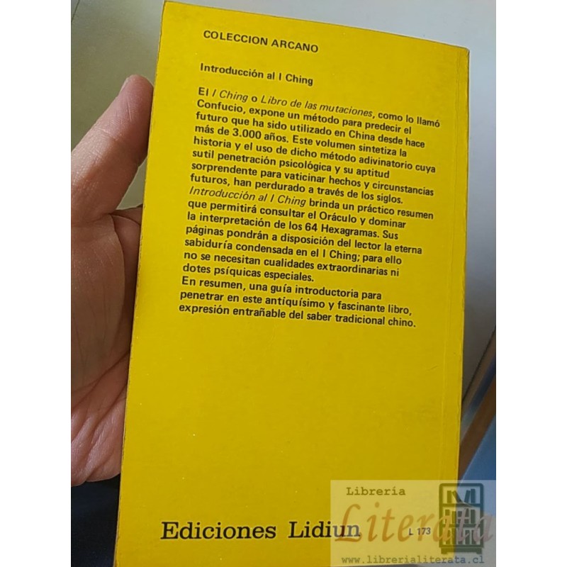 Introducción al I Ching El libro de las mutaciones Tom Riseman Ed Lidiun